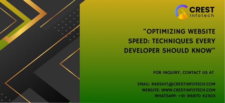 Optimizing Website Speed: Techniques Every Developer Should Know ... Optimizing Website Speed: Techniques Every Developer Should Know ...